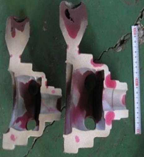 a. Shrinkage Porosity Defect in casting